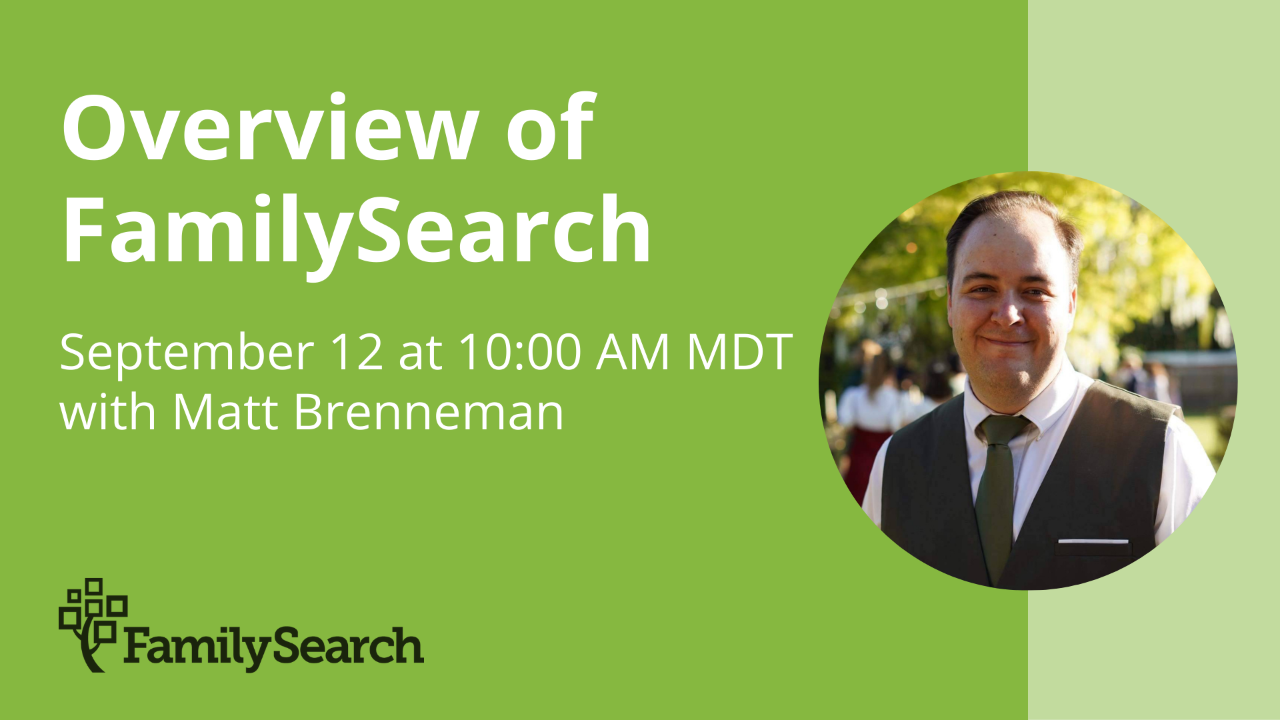 Overview of FamilySearch
