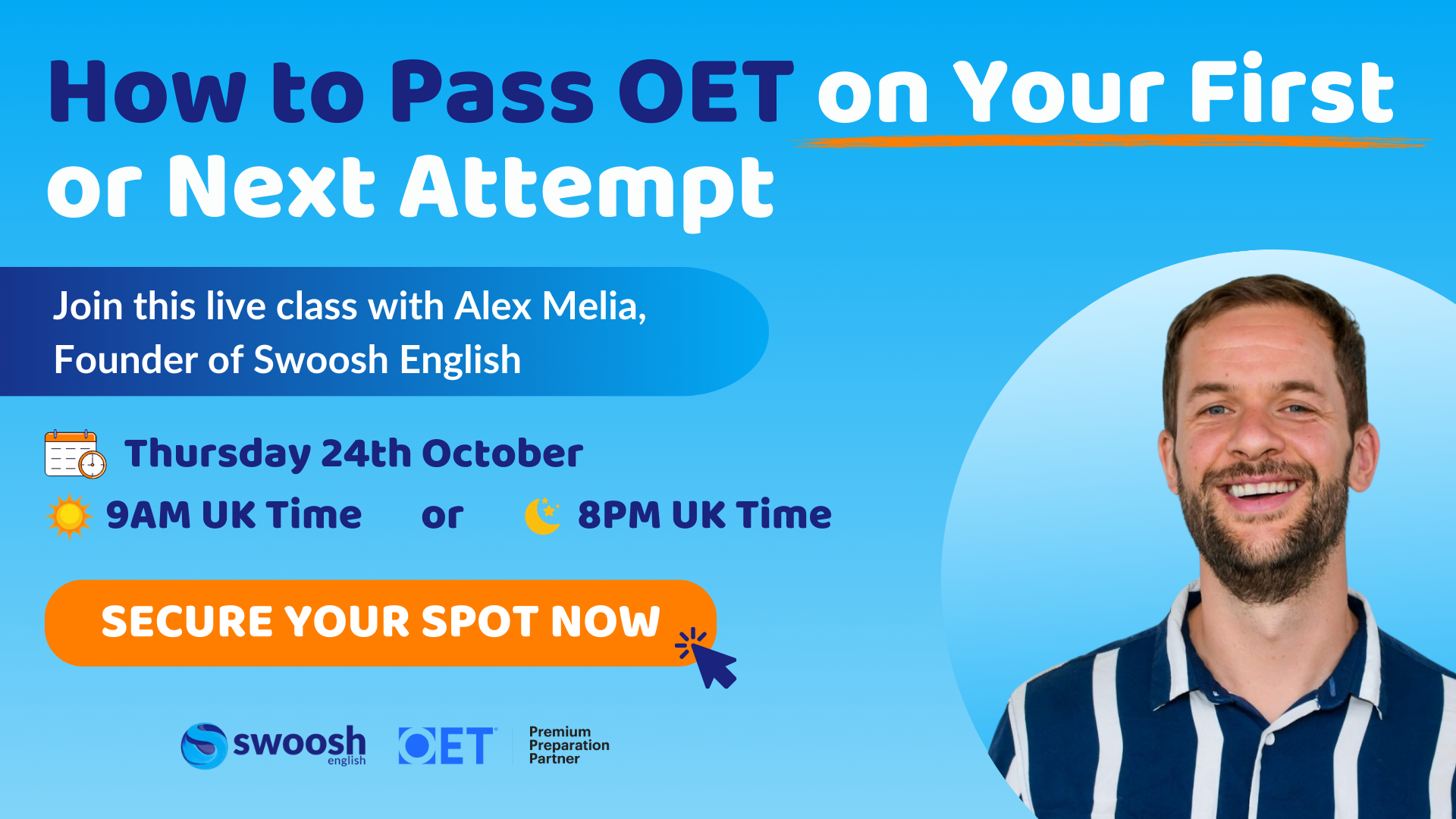 How To Pass OET On Your First or Next Attempt: Live Class with Alex ...
