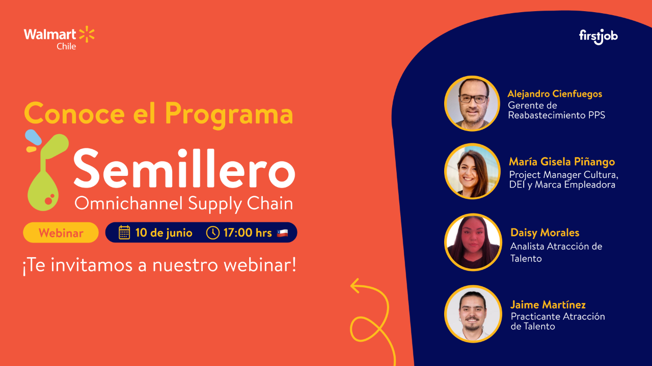 Conoce el Programa de Prácticas Semillero Omnichannel Supply Chain de Walmart Chile 🇨🇱💙