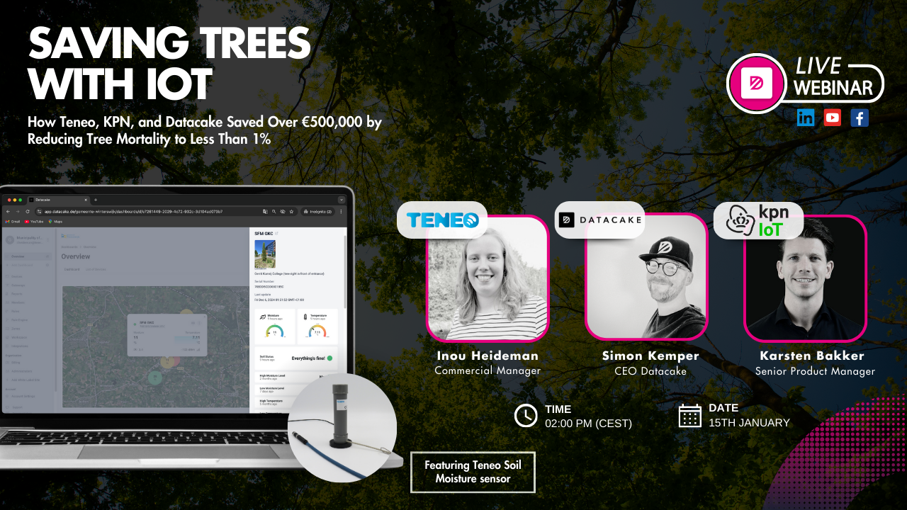 Saving Trees with IoT: How KPN, Teneo, and Datacake Reduced Tree ...