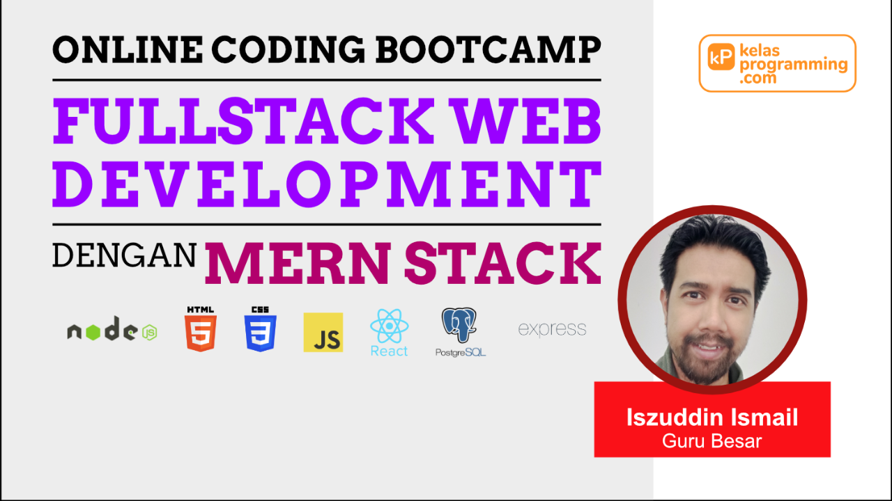 Taklimat Online Coding Bootcamp Fullstack Web Developer