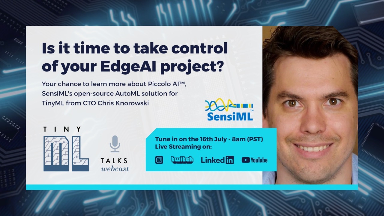 tinyML Talks: Is it time to take control of your Edge AI Project? A conversation with Chris ...