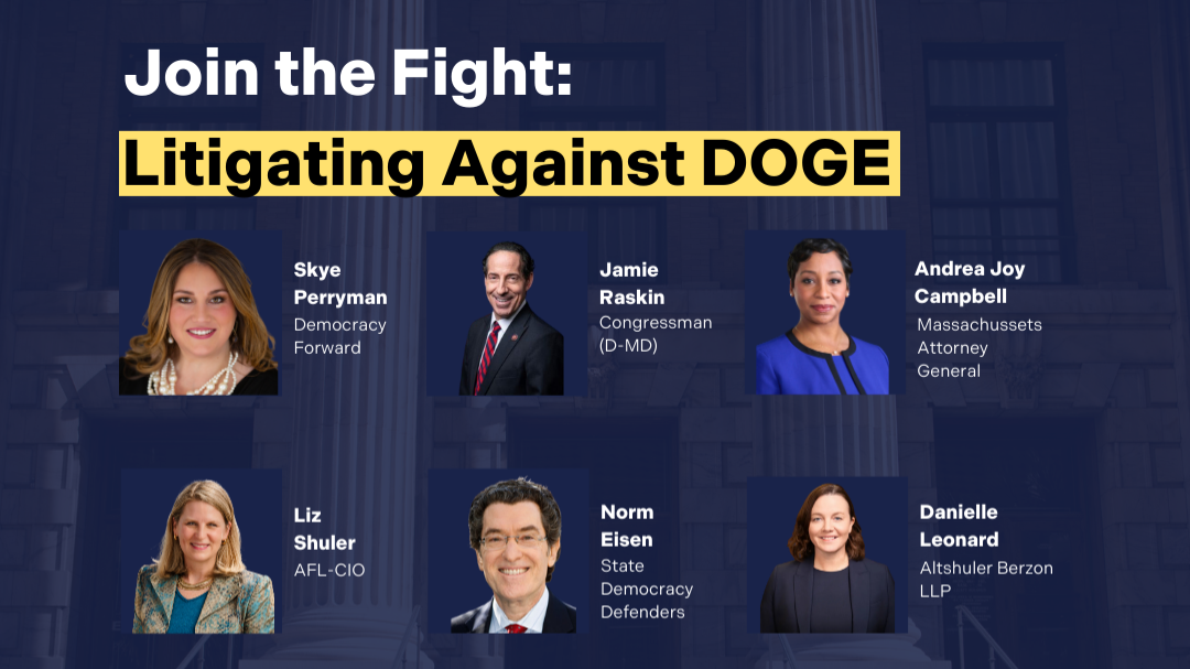 Join the Fight: Litigating Against DOGE