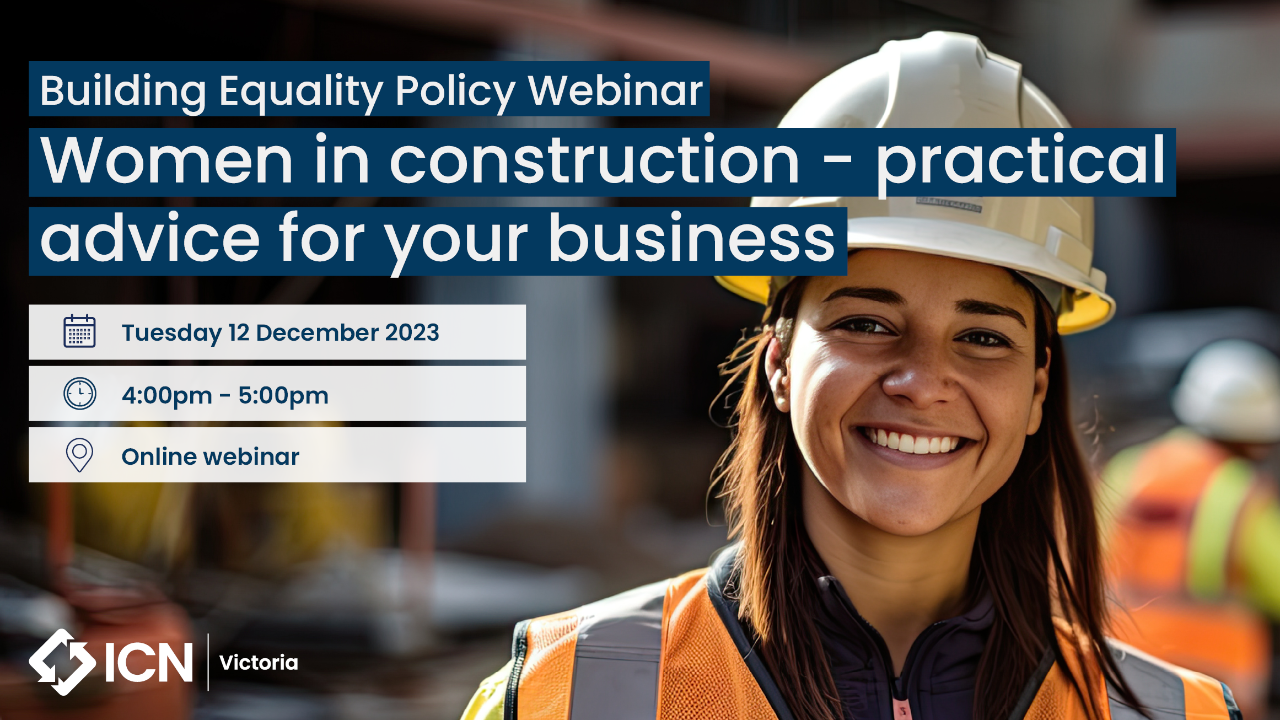 Building Equality Policy Webinar: Women in Construction – practical ...