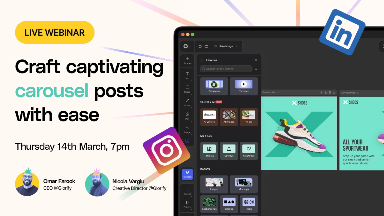 Create Scroll-stopping Carousel Posts 🦄