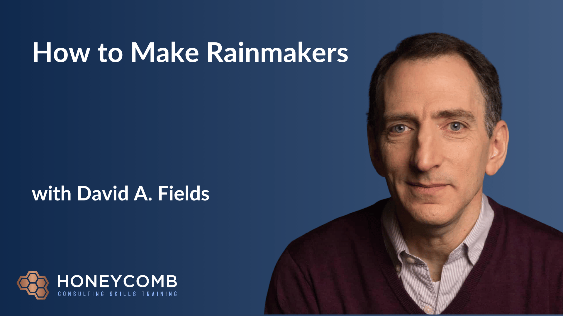 How to Make Rainmakers