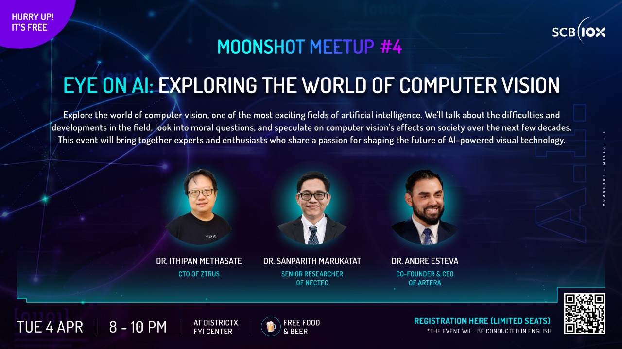 MOONSHOT MEETUP #4 Eye on AI: Exploring the World of Computer Vision