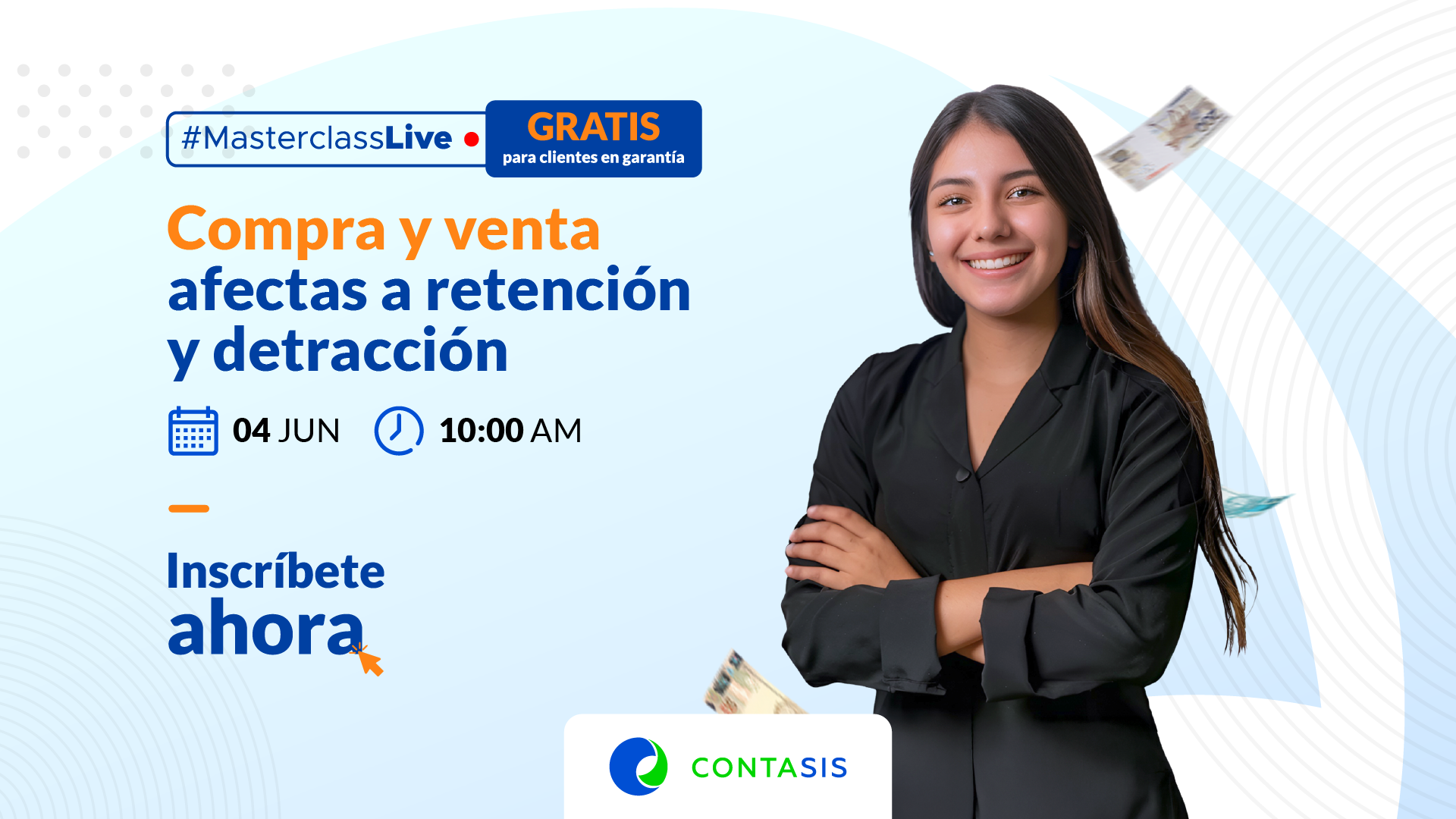 Masterclass - Compra y venta afectas a retención y detracción