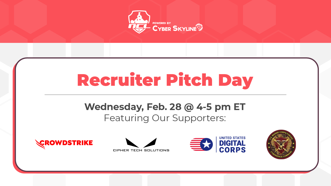 NCL Recruiter Pitch Day