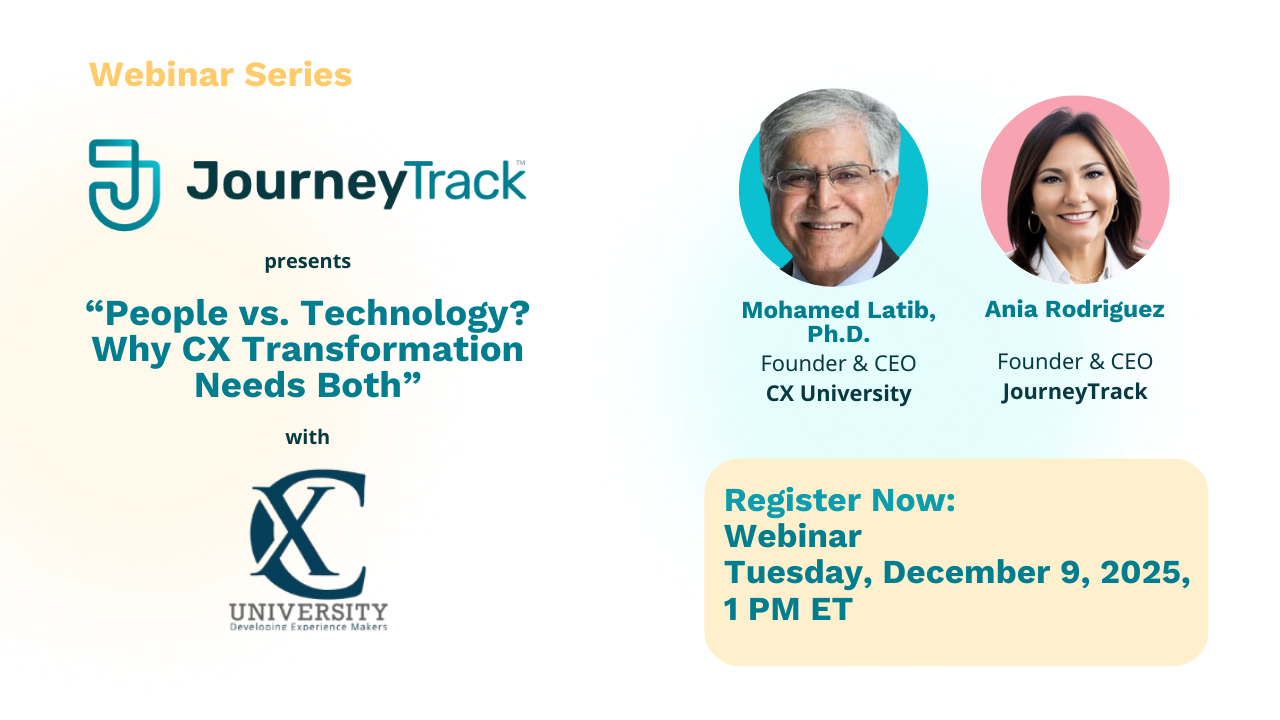 People vs. Technology? Why CX Transformation Needs Both.