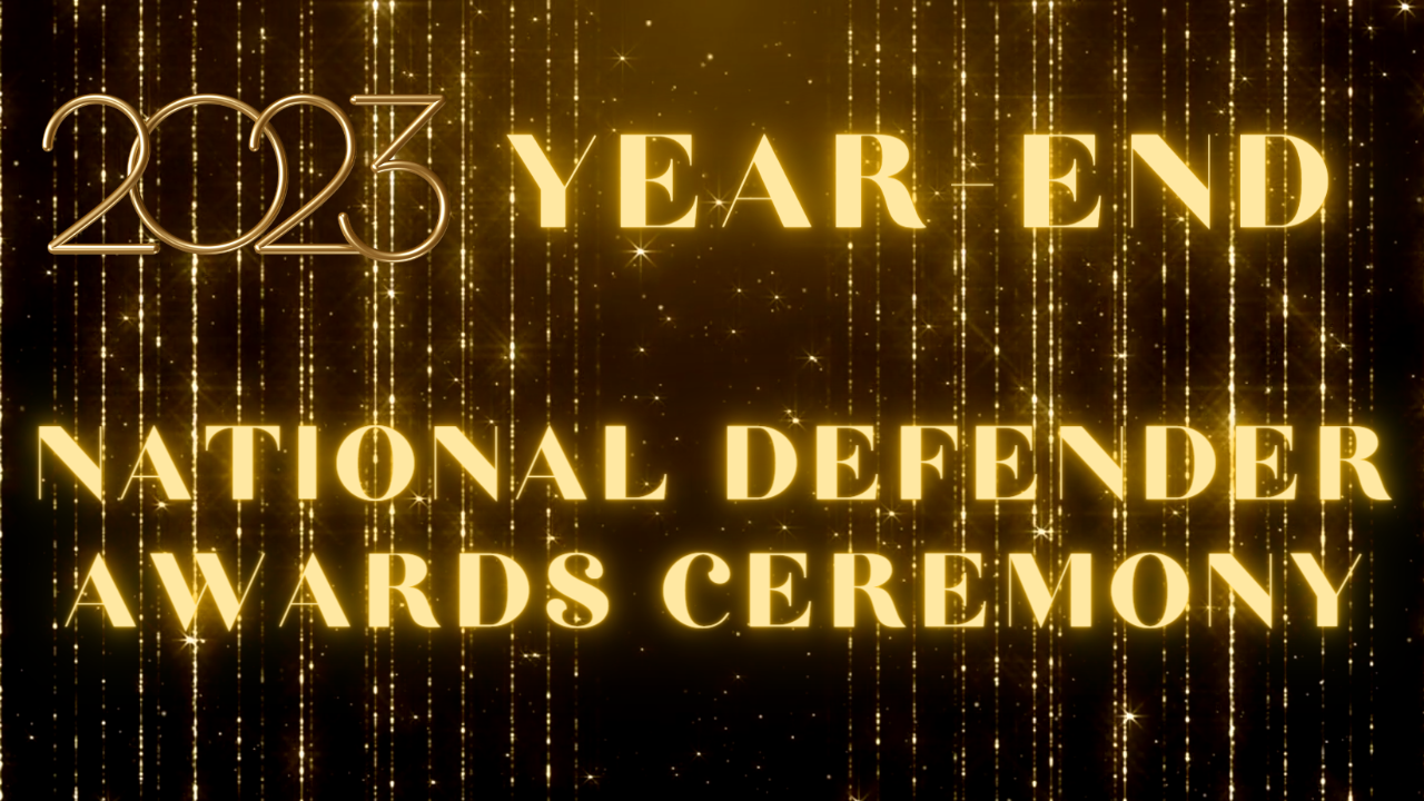 2023 Year-End National Defender Awards Ceremony