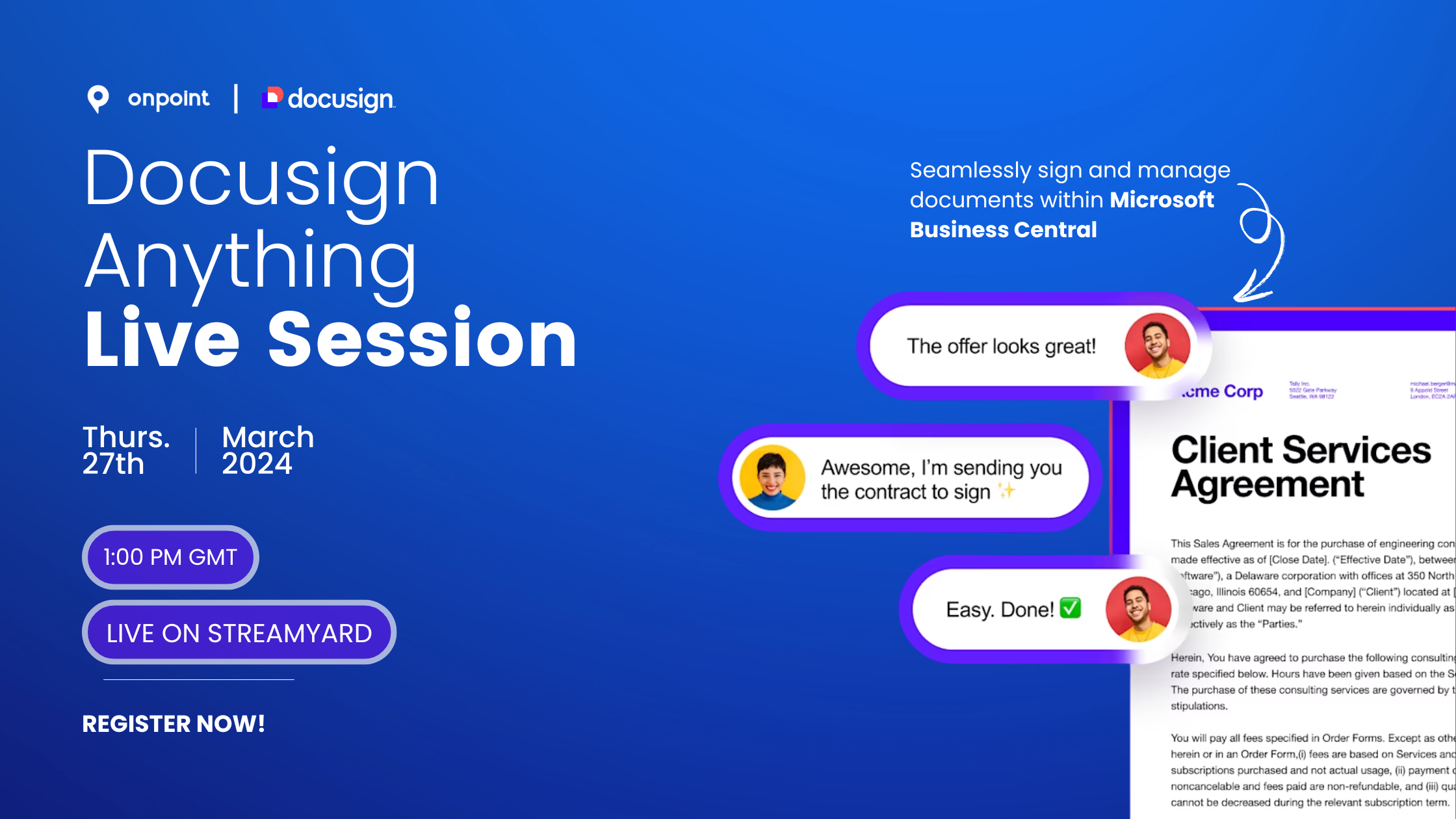 Docusign Anything Live Session