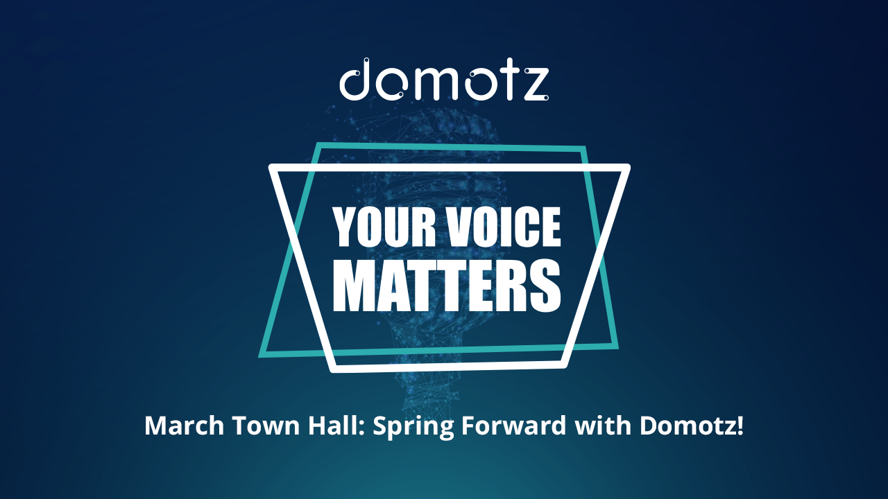 March Town Hall - Spring Forward with Domotz
