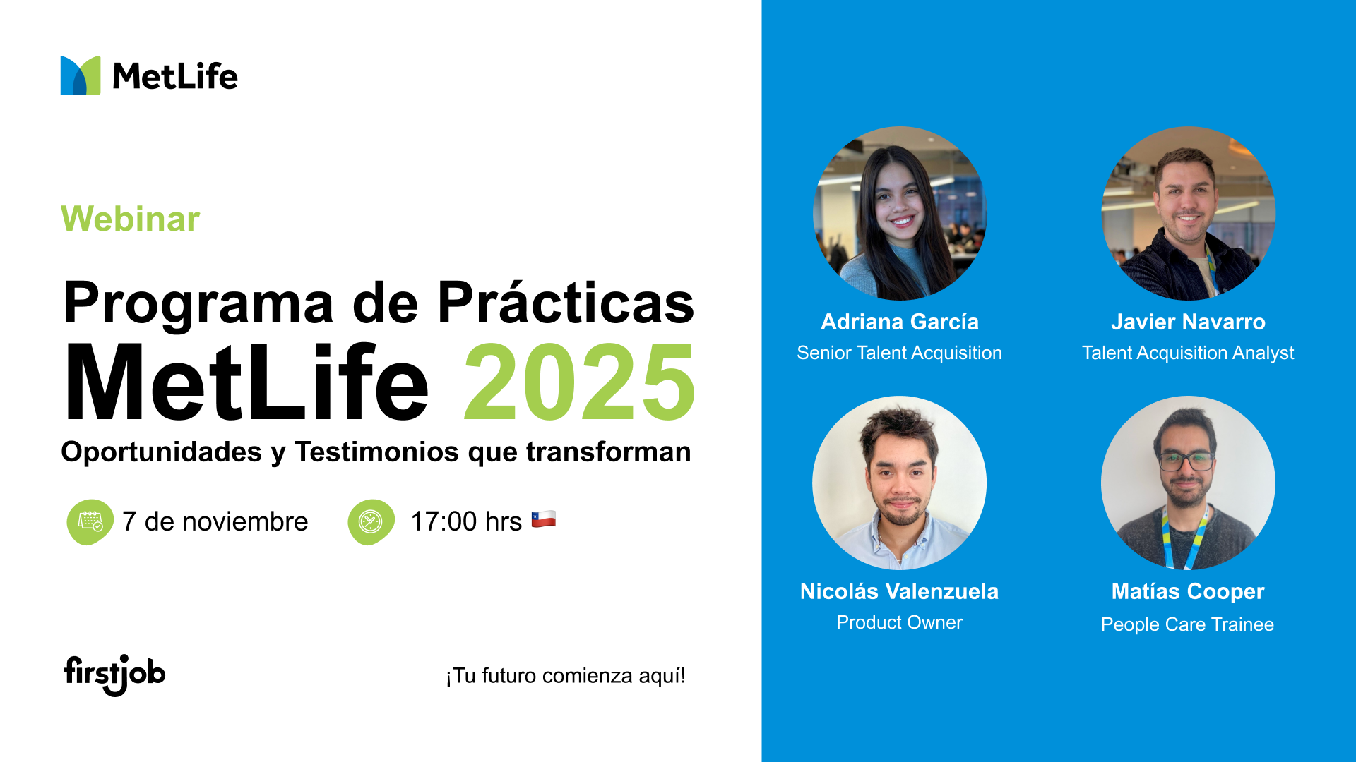 Programa de Prácticas MetLife 2025 "Oportunidades y Testimonios que ...