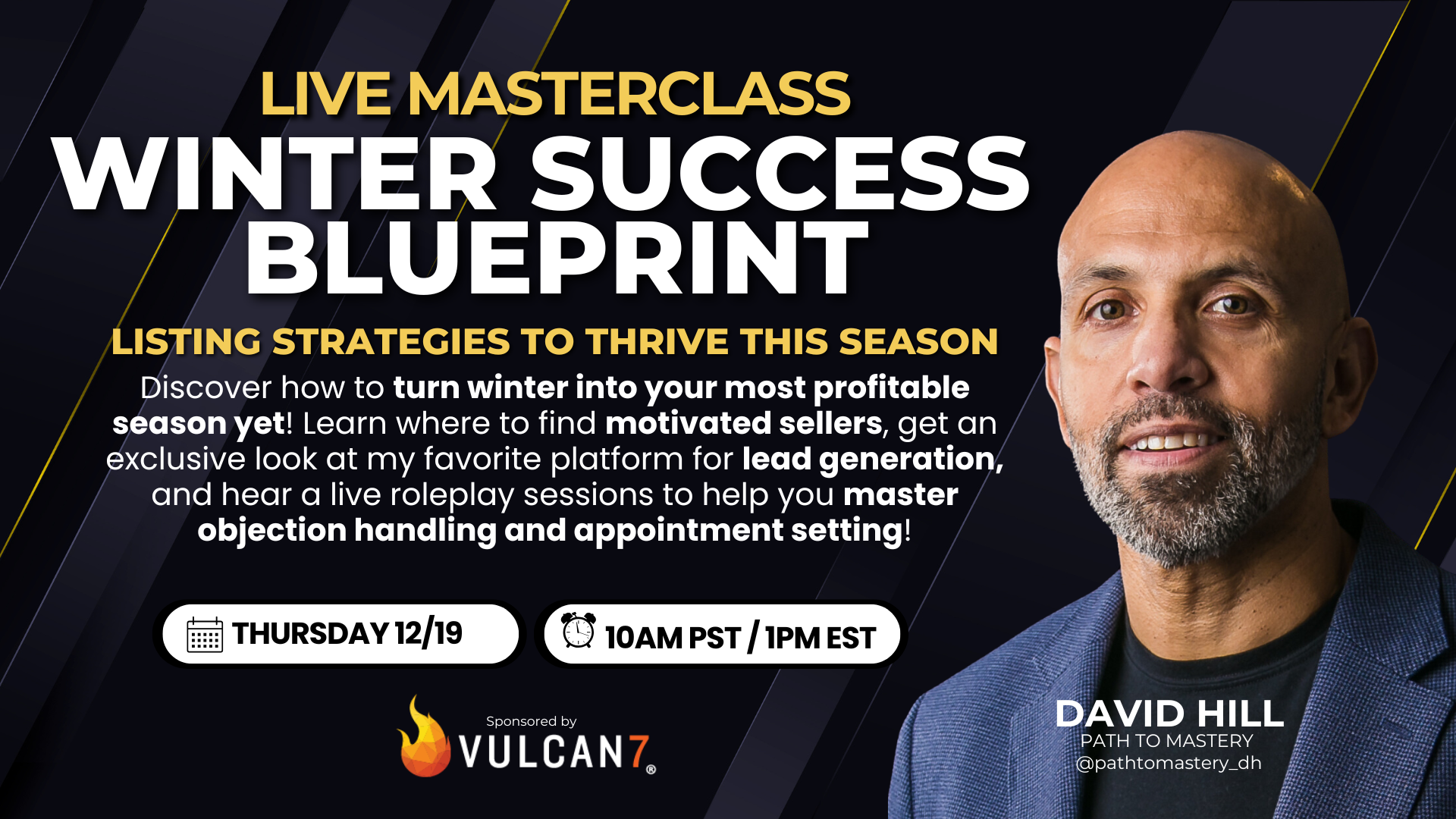 Winter Success Blueprint Masterclass with David Hill