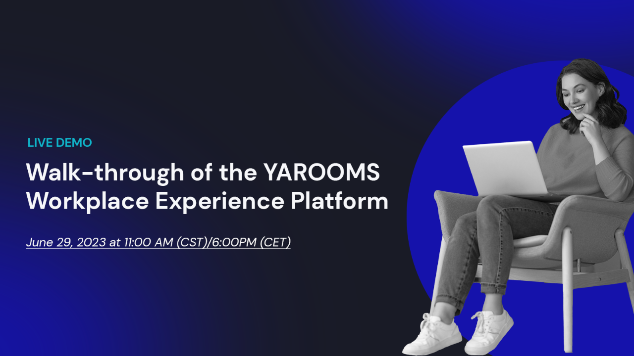 Walk-through of the YAROOMS Workplace Experience Platform