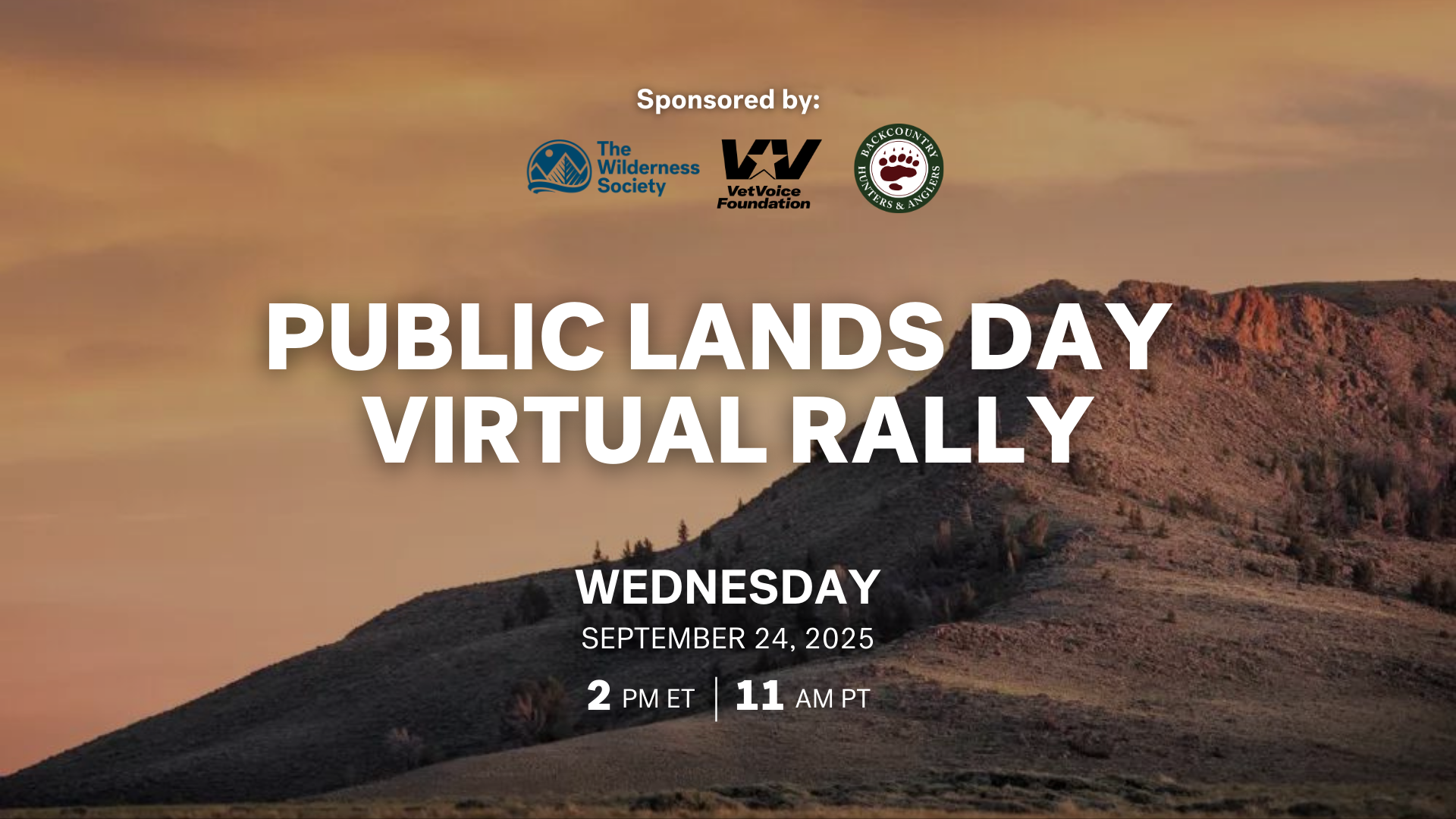 Public Lands Day Virtual Rally