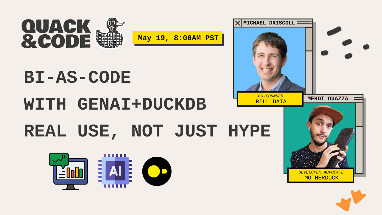 BI-as-Code with GenAI+DuckDB : Real Use, Not Just Hype