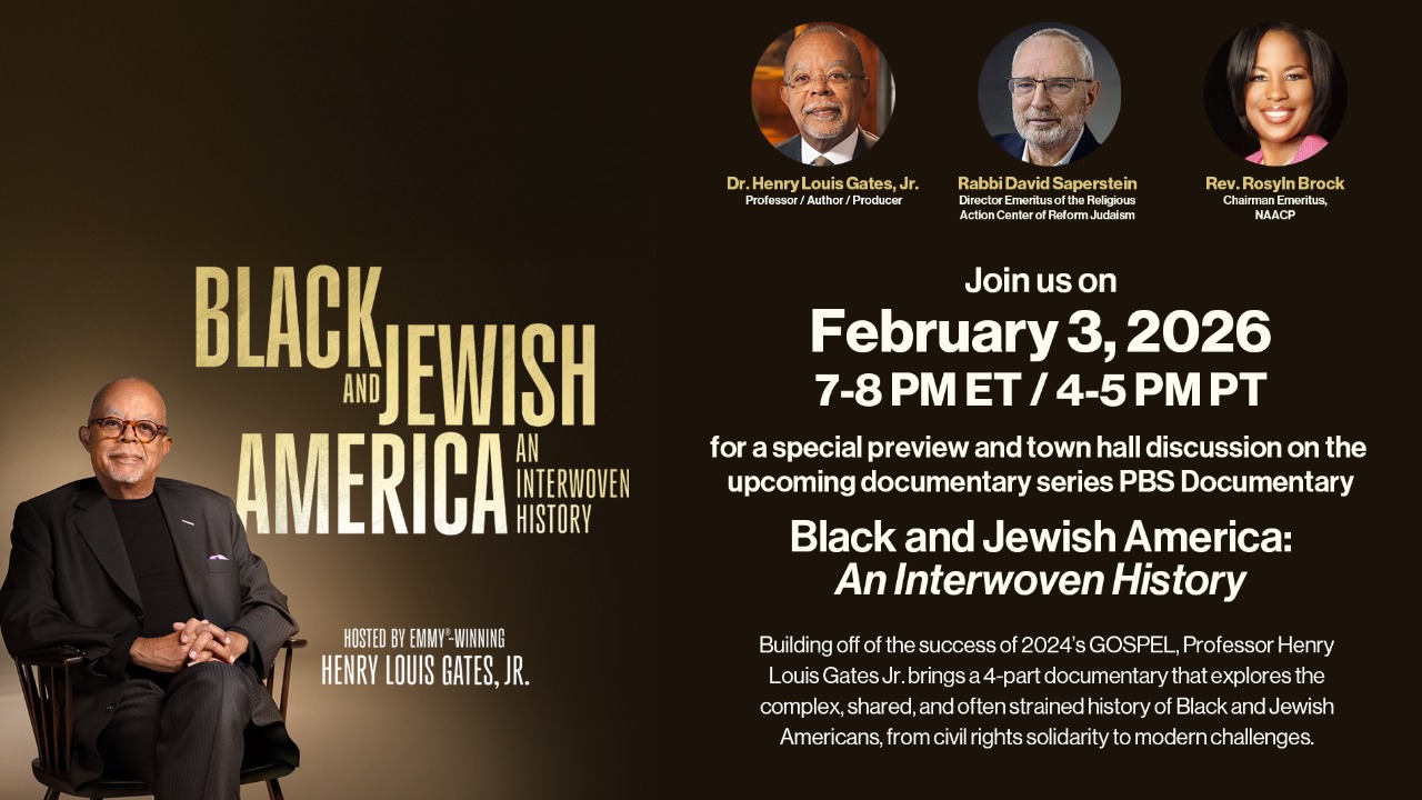 PBS: Black and Jewish America: An Interwoven History Virtual Town Hall