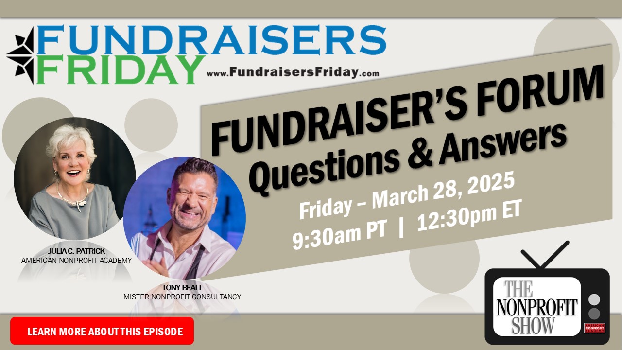 Fundraisers Friday - Questions and Answers!