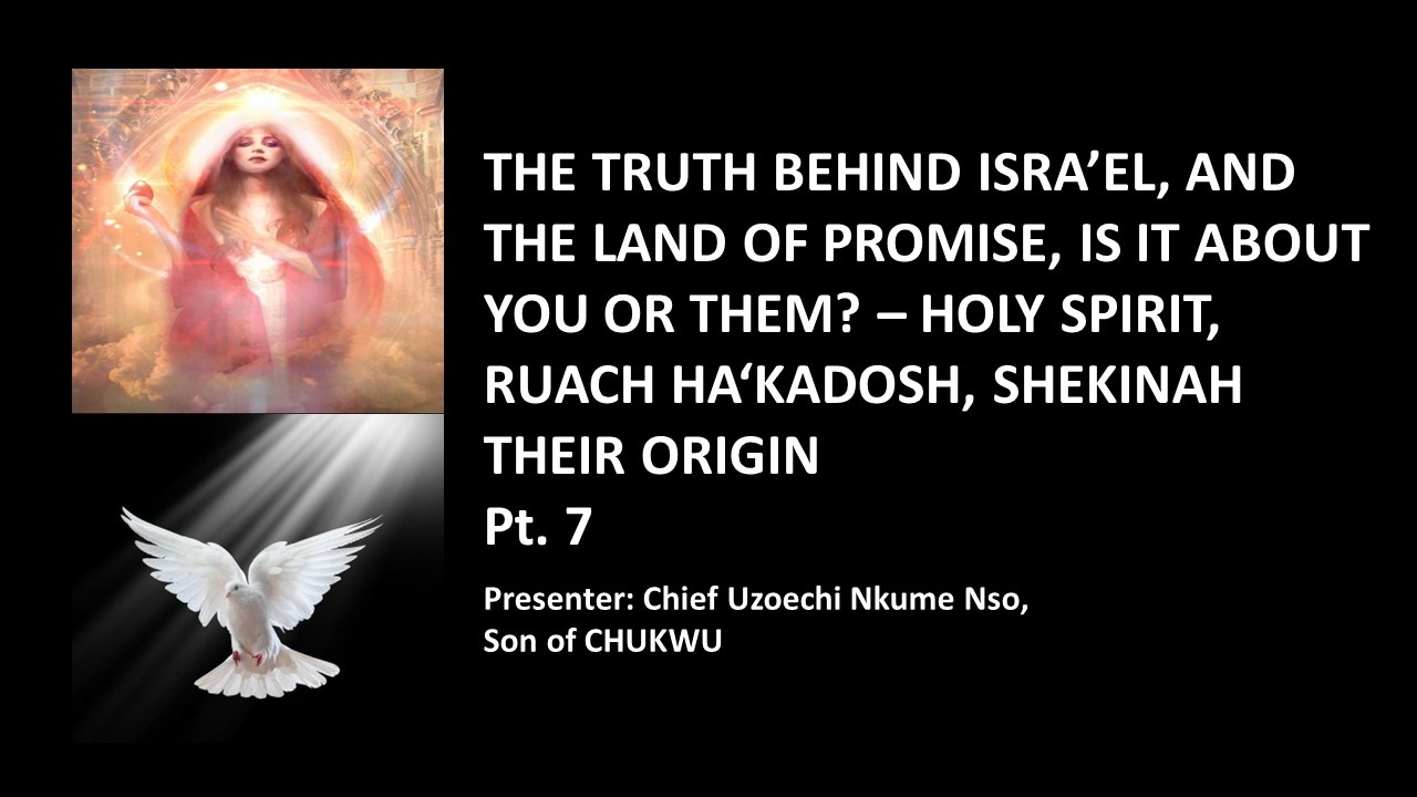 THE TRUTH BEHIND ISRA’EL, AND THE LAND OF PROMISE, IS IT ABOUT YOU OR ...