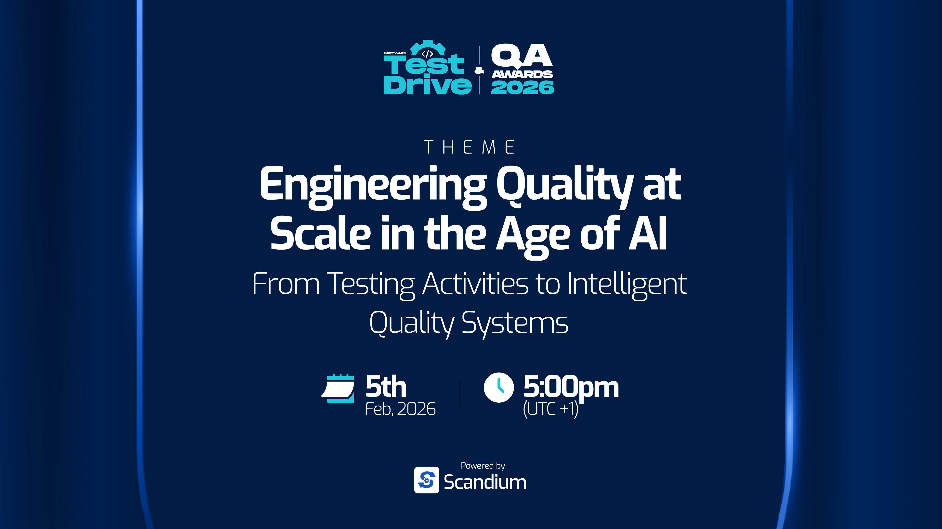 Software Test Drive & QA Awards 2026: Engineering Quality at Scale in ...