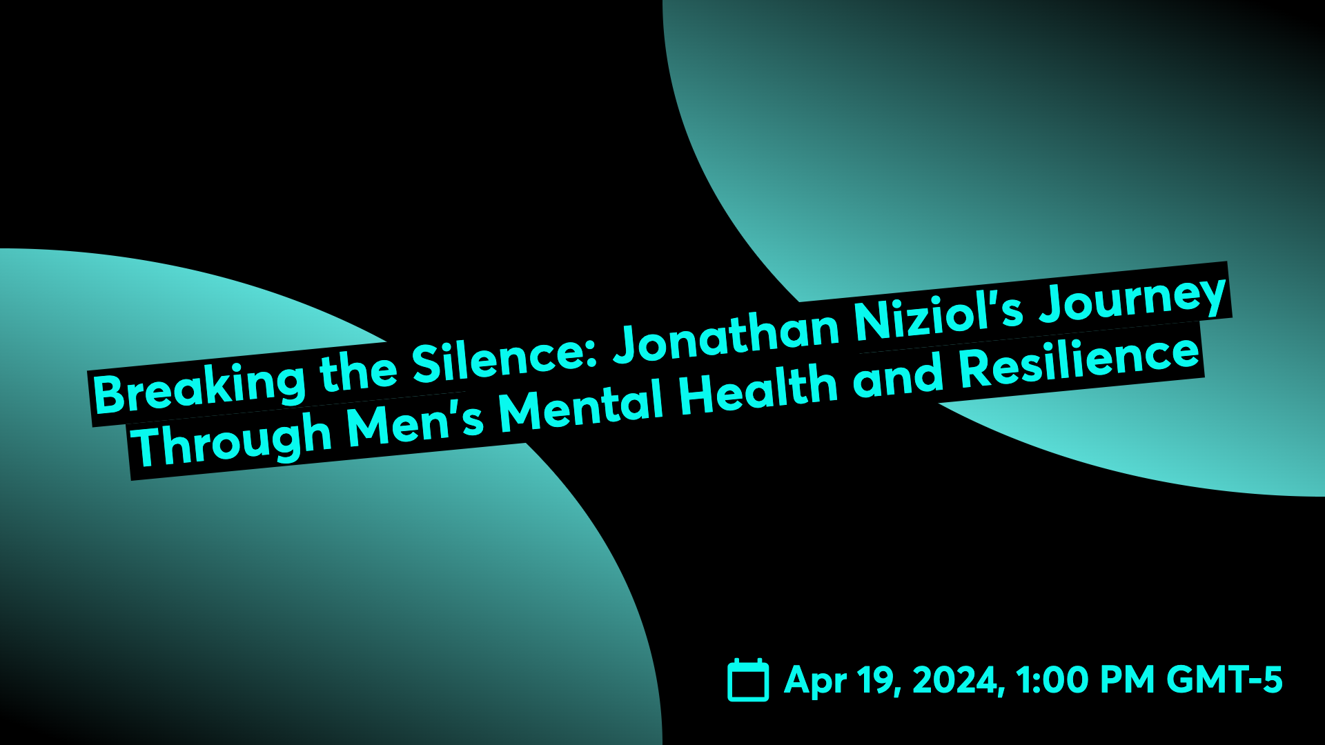 Breaking the Silence: Jonathan Niziol's Journey Through Men's Mental ...