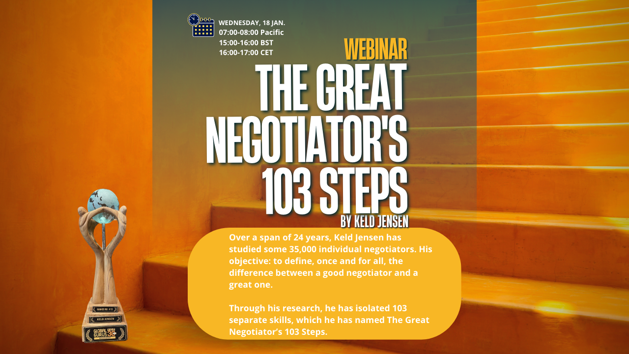 The Great Negotiator's 103 Steps