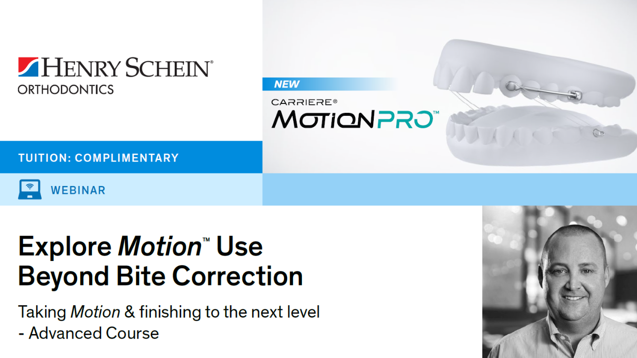 Explore Motion Use Beyond Bite Correction - Dr Mike Ragan