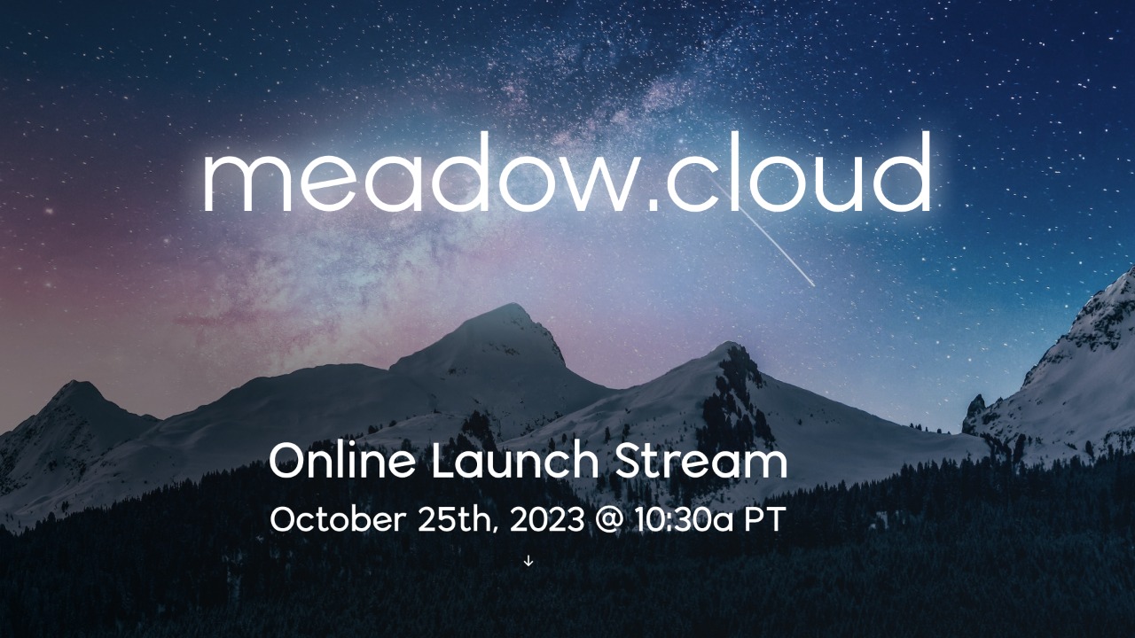 Meadow.Cloud launch with Bryan Costanich and Scott Hanselman