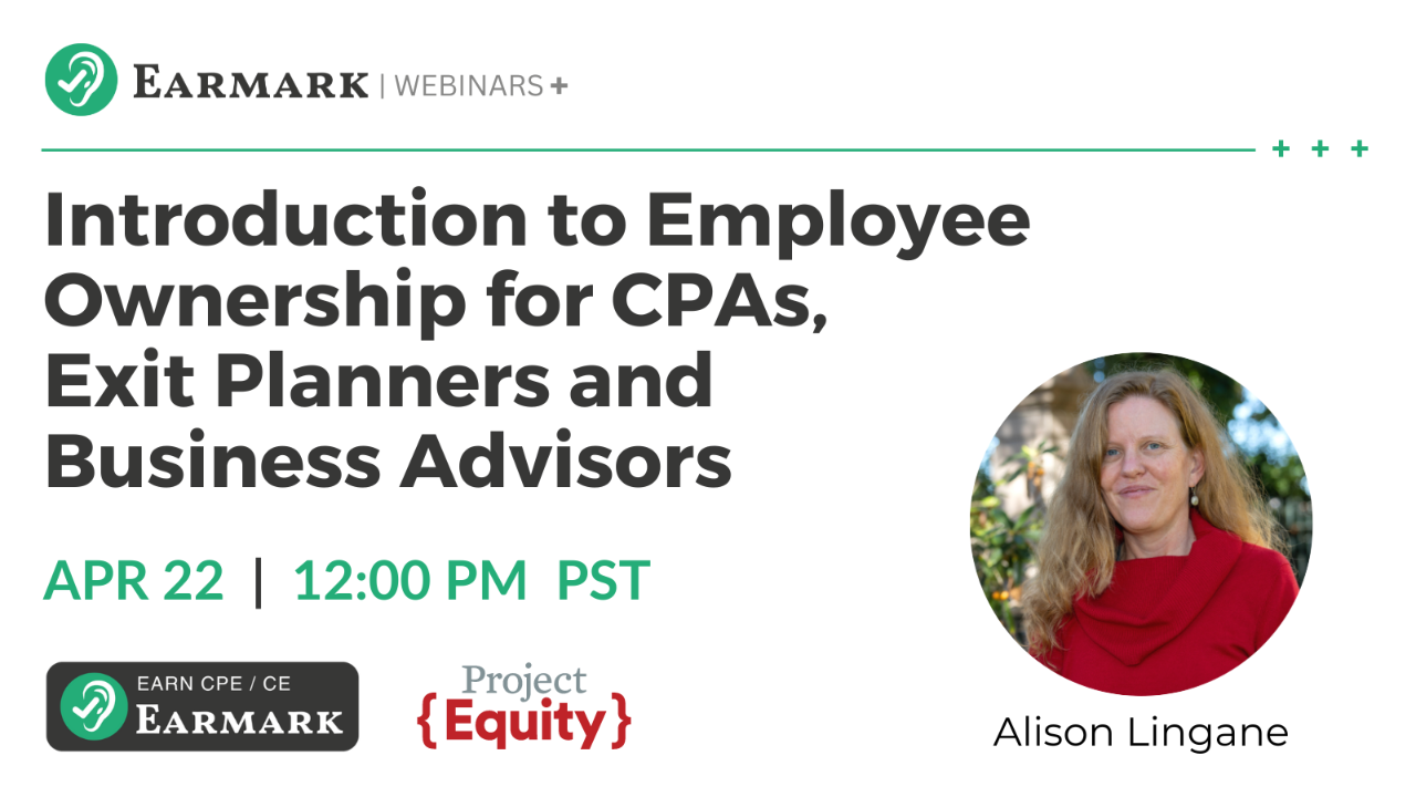 Introduction to Employee Ownership for CPAs, Exit Planners and Business ...