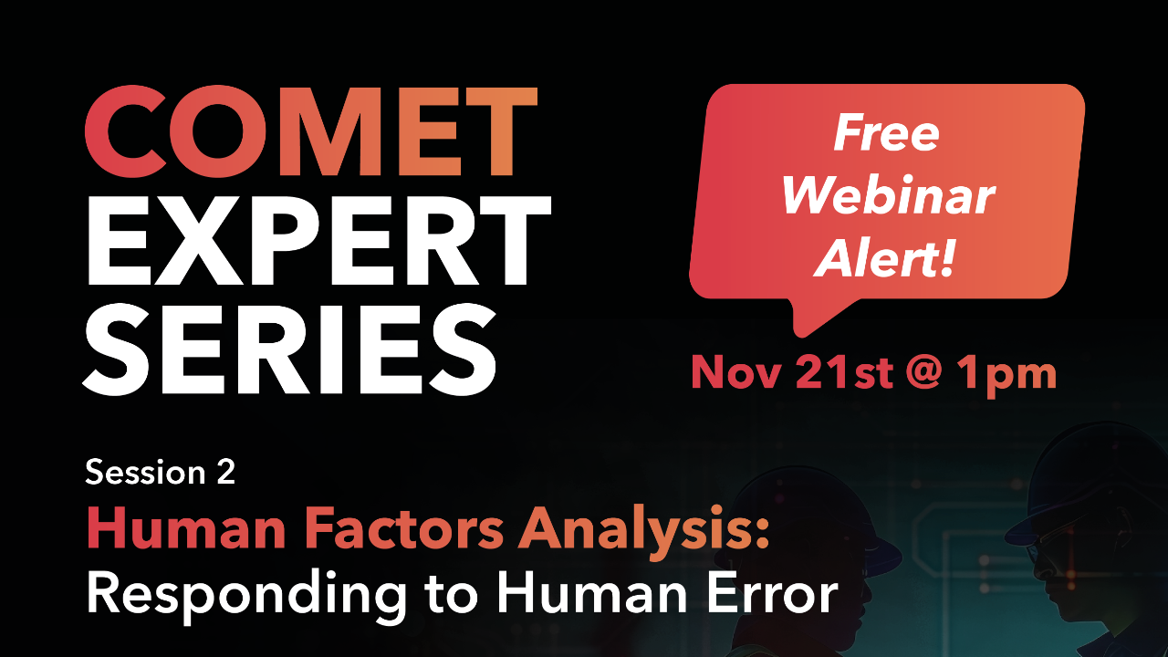 Human Factors Analysis – Responding to Human Error