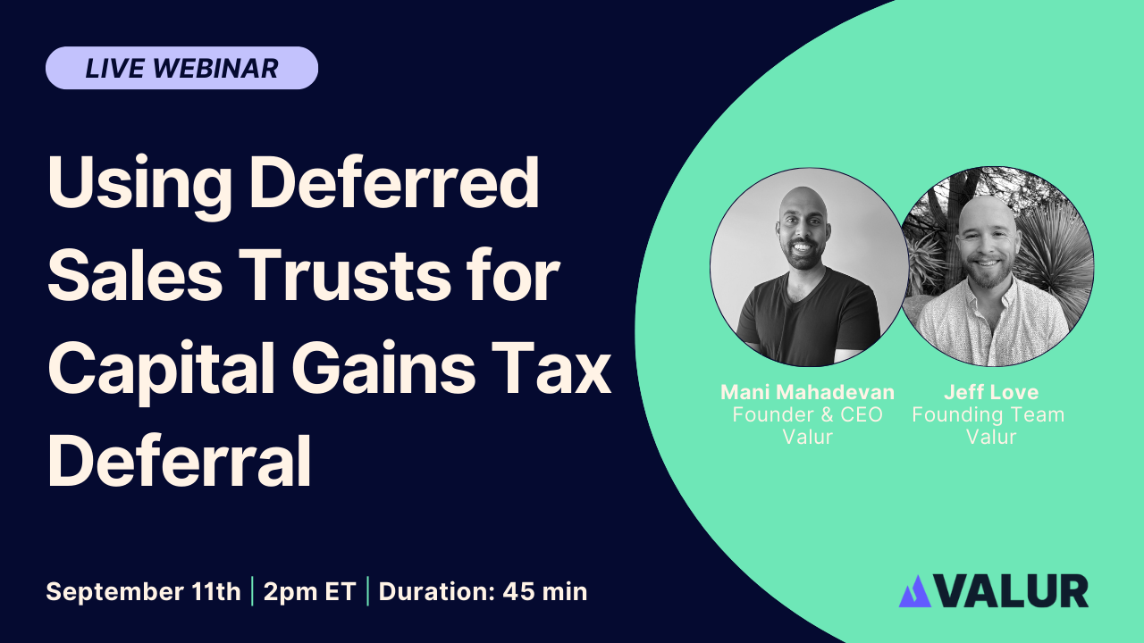 Using Deferred Sales Trusts for Capital Gains Tax Deferral