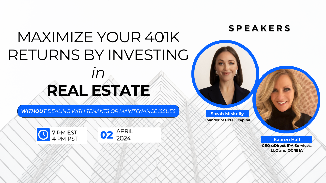 Maximize your 401K returns by investing in real estate