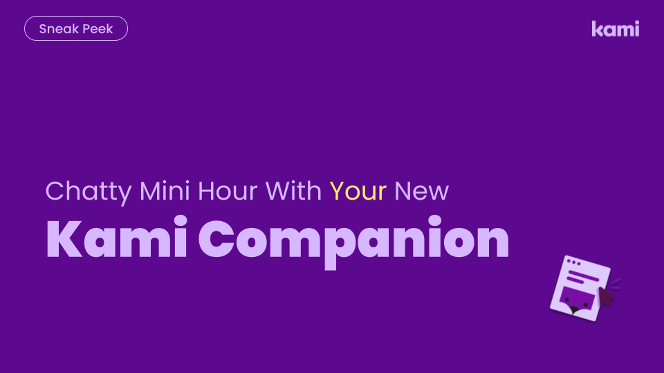Session 3: Chatty Mini Hour with YOUR New Companion