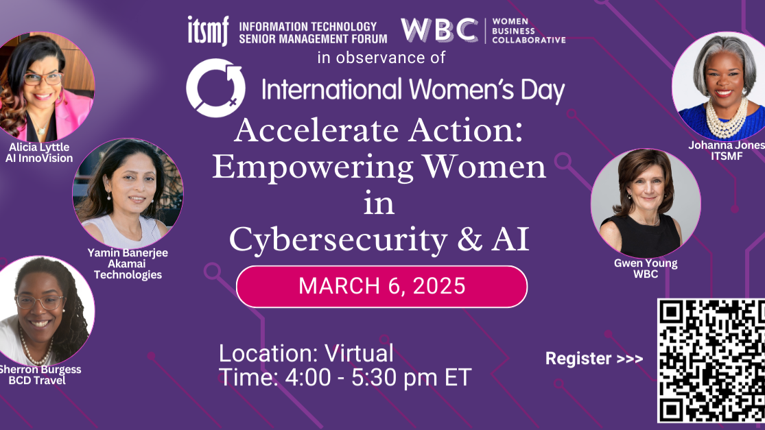 International Women's Day : ITSMF + WBC >>> Accelerate Action