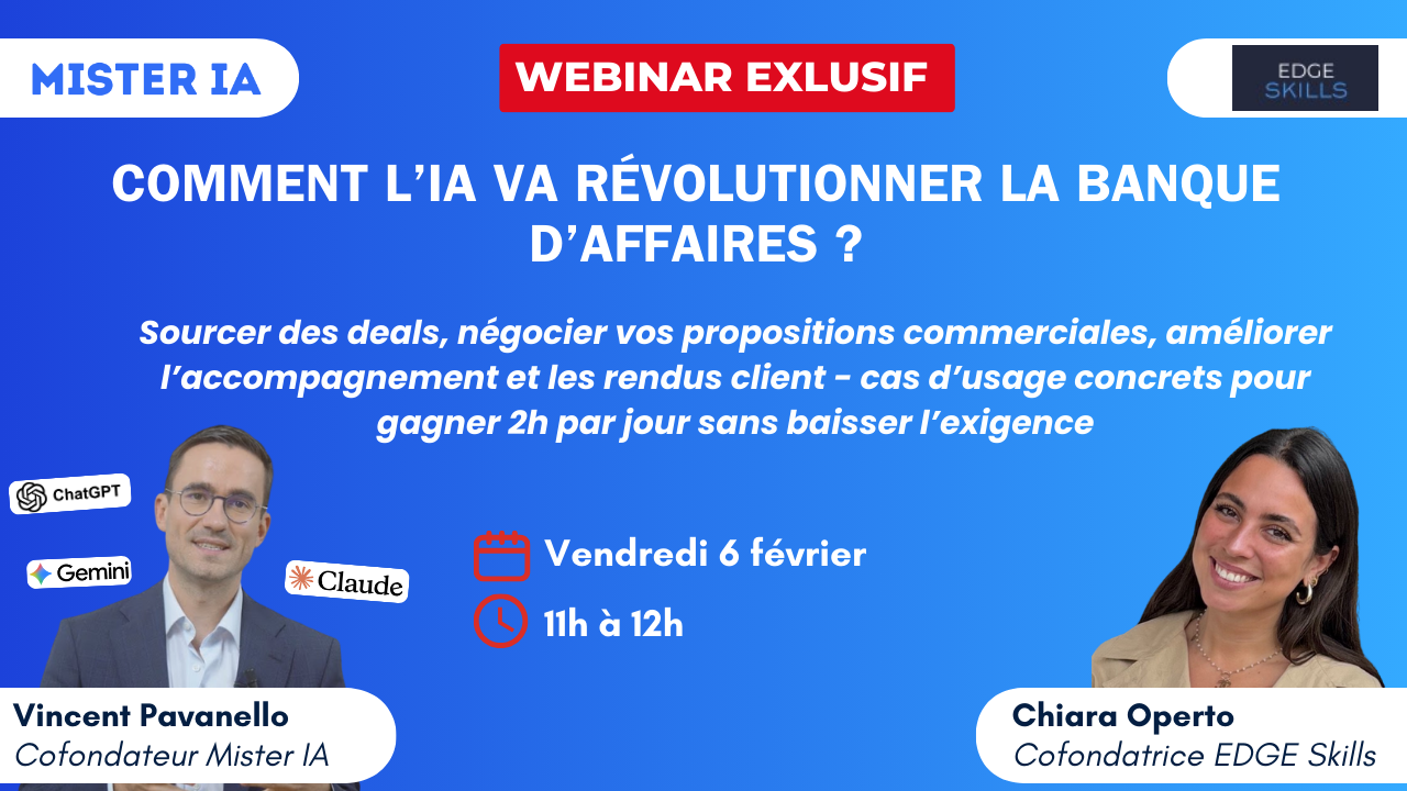 Comment l’IA va révolutionner la banque d’affaires