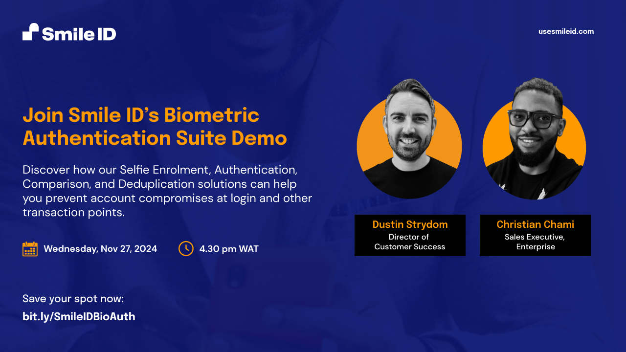 Smile ID Biometric Authentication Suite Demo