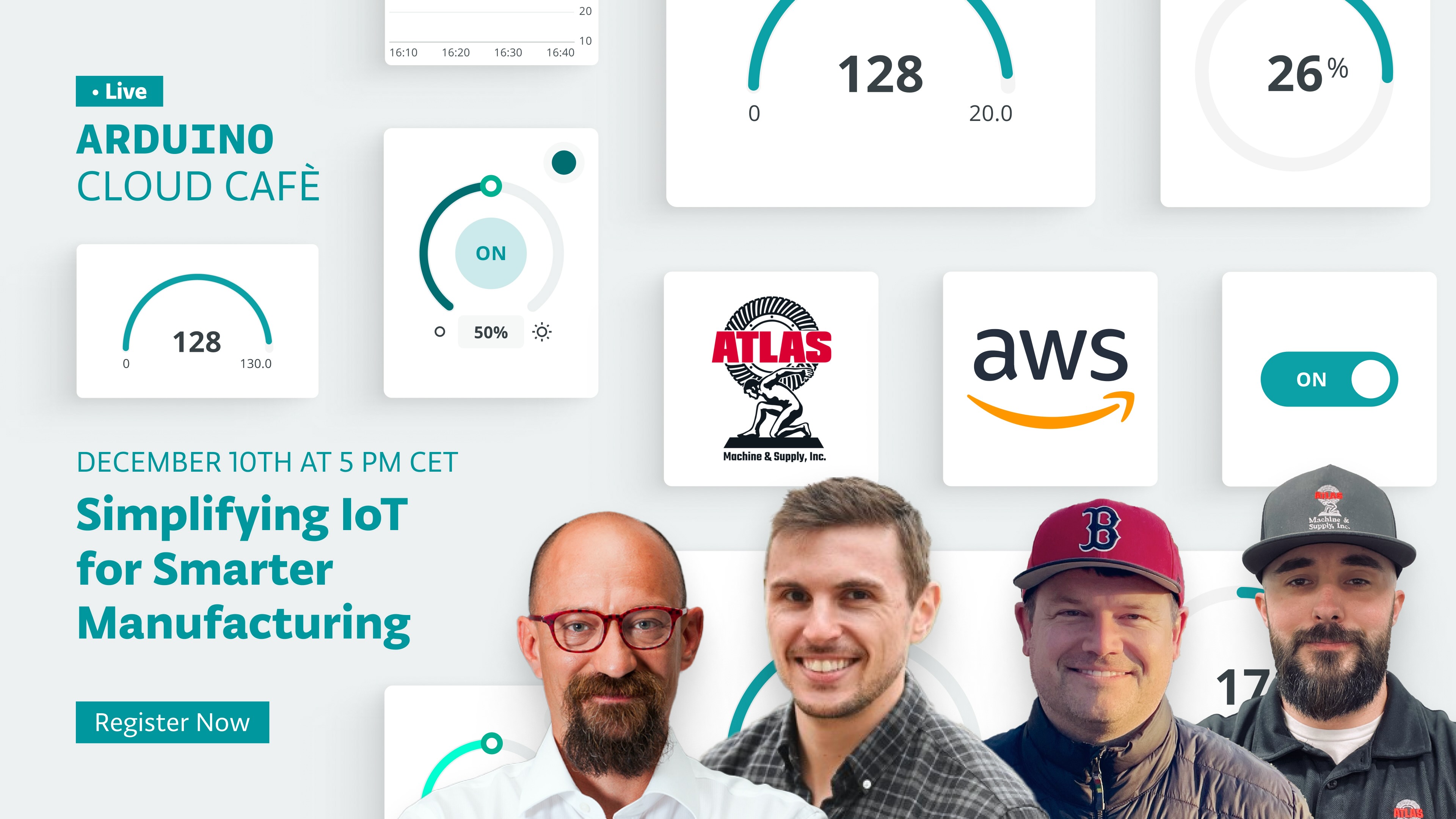 Arduino Cloud Café | Simplifying IoT for smarter manufacturing