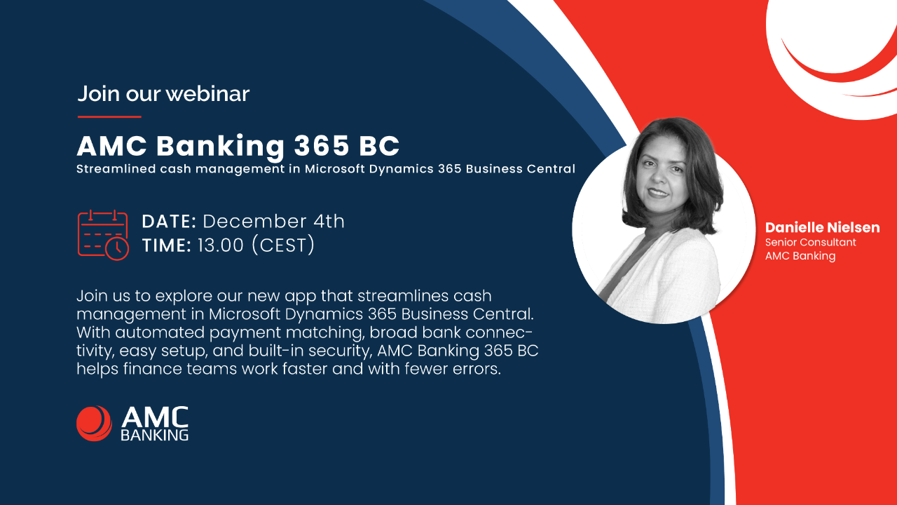 AMC webinar - New AMC Banking app for D365 BC