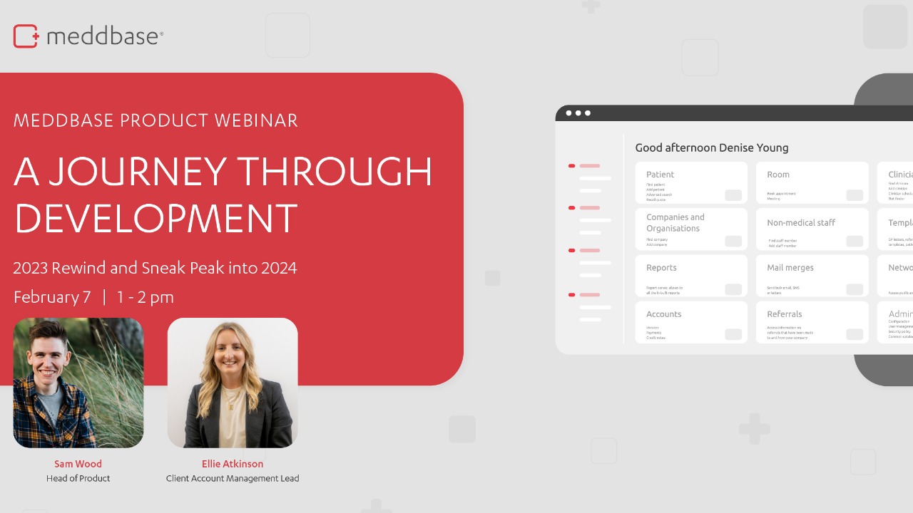 Meddbase Product Webinar: A Journey Through Development