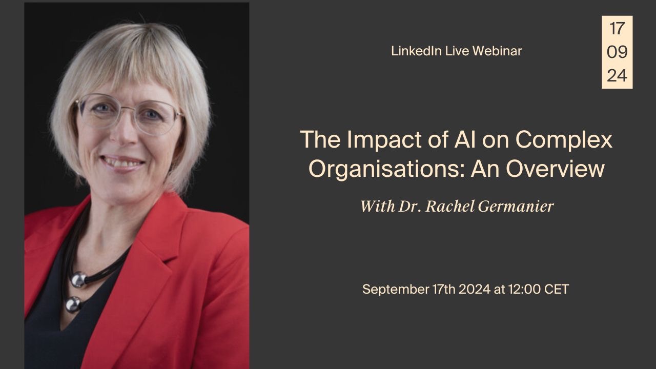 Uncover the Future of AI in Complex Organizations with Dr. Rachel ...