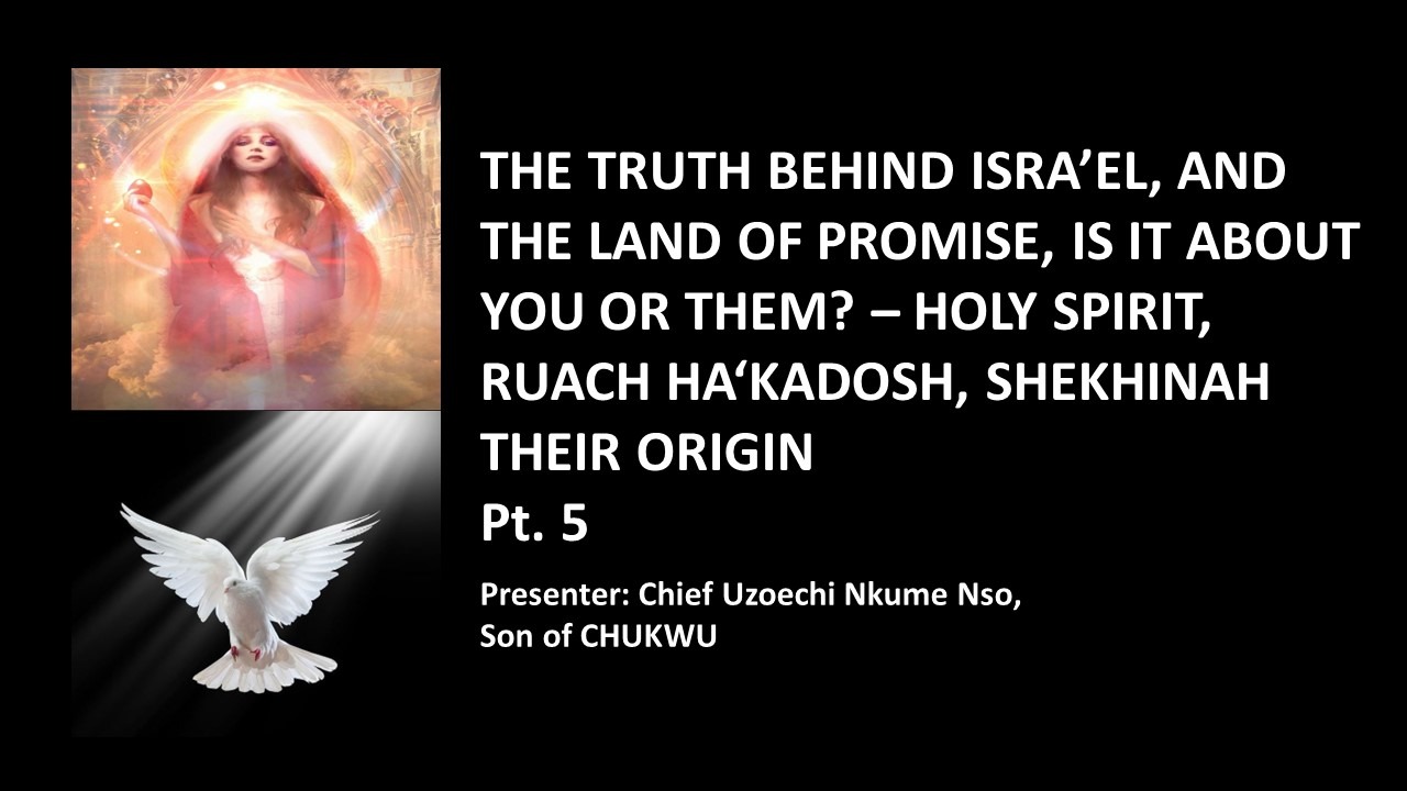 THE TRUTH BEHIND ISRA’EL, AND THE LAND OF PROMISE, IS IT ABOUT YOU OR ...