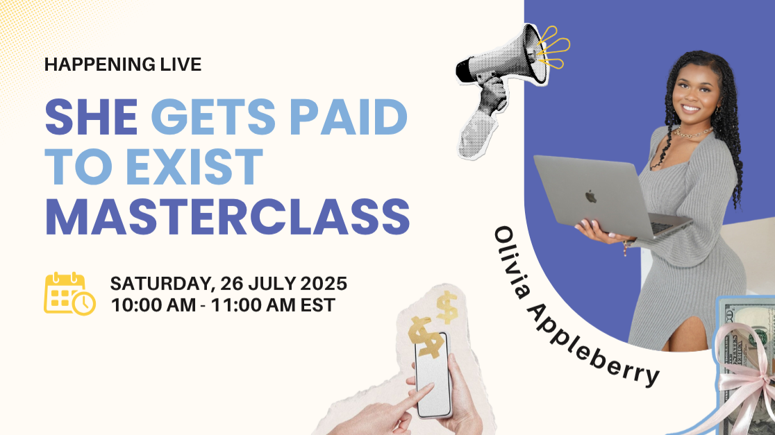 Get Paid to Exist Live Masterclass & Roadmap