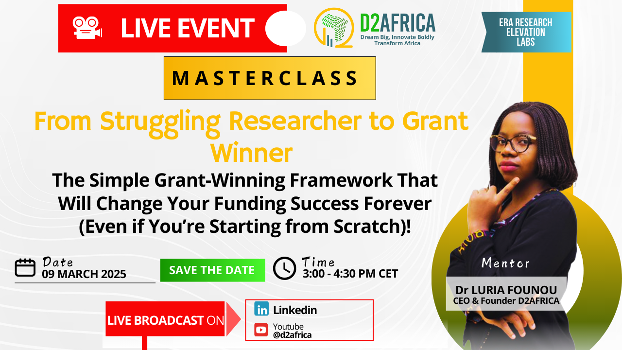 LIVE Masterclass: The Grant-Winning Framework That Changes Everything