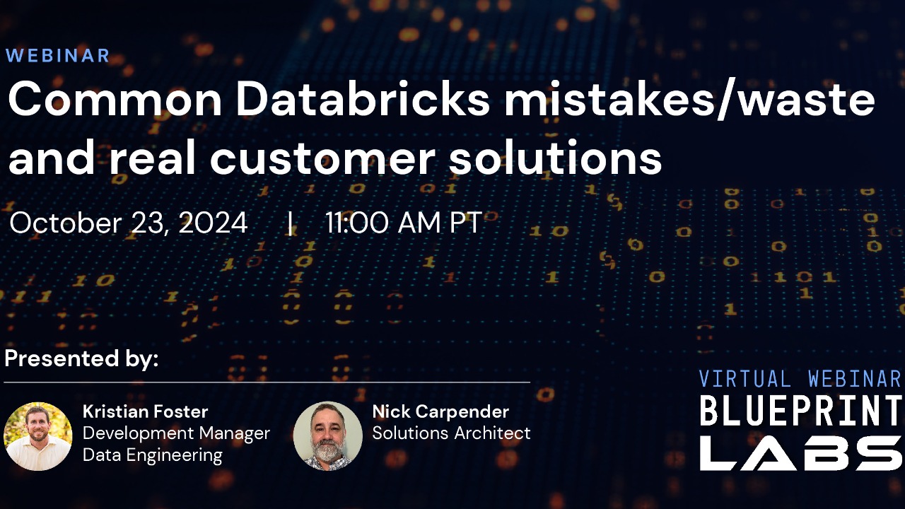 Common Mistakes/Waste in Databricks and Solutions from REAL customers