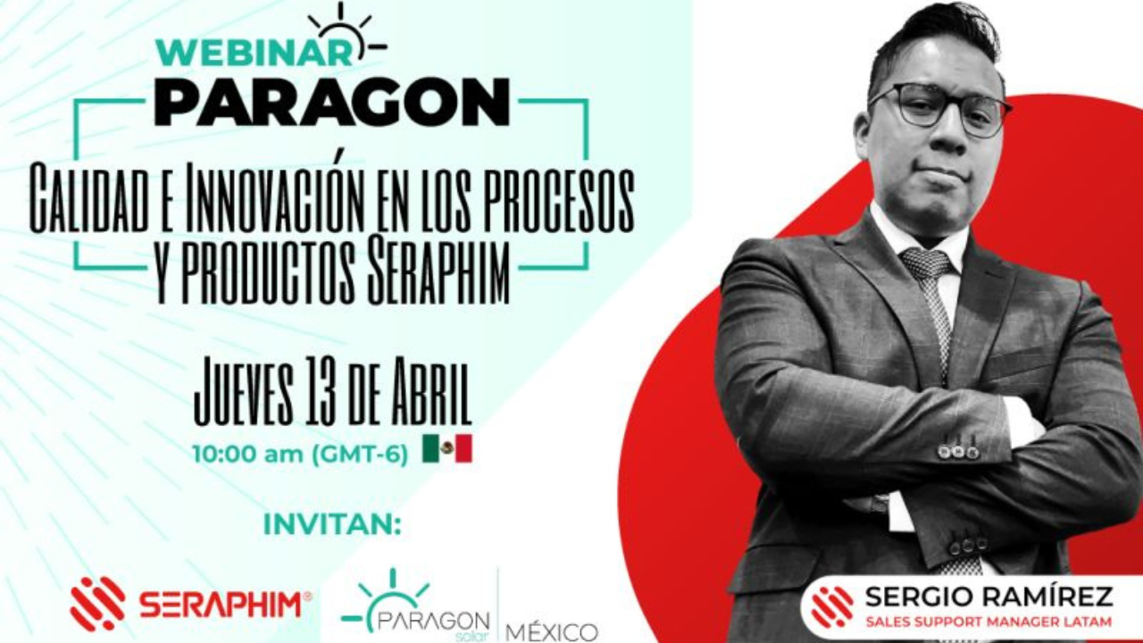 Webinar Paragon - Calidad e innovación en los procesos y productos SERAPHIM