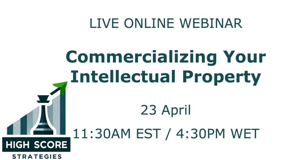 Commercializing Your Intellectual Property