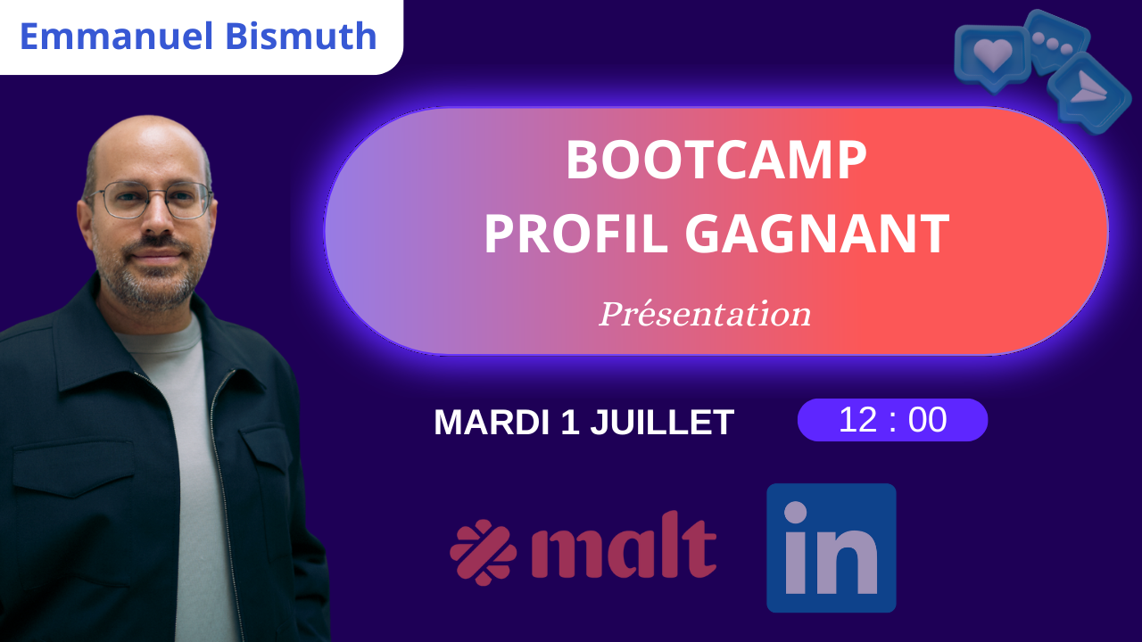 Découvre le Bootcamp Profil Gagnant