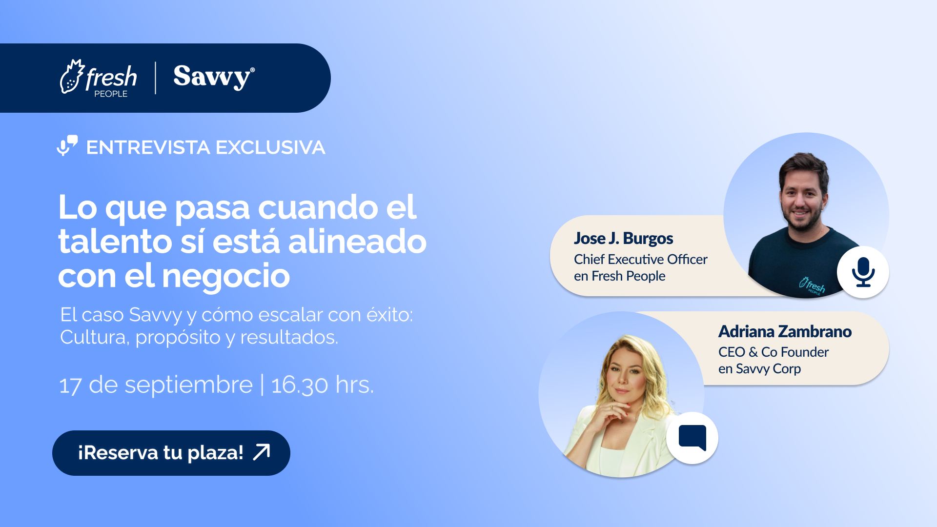 Entrevista exclusiva Savvy x Fresh People